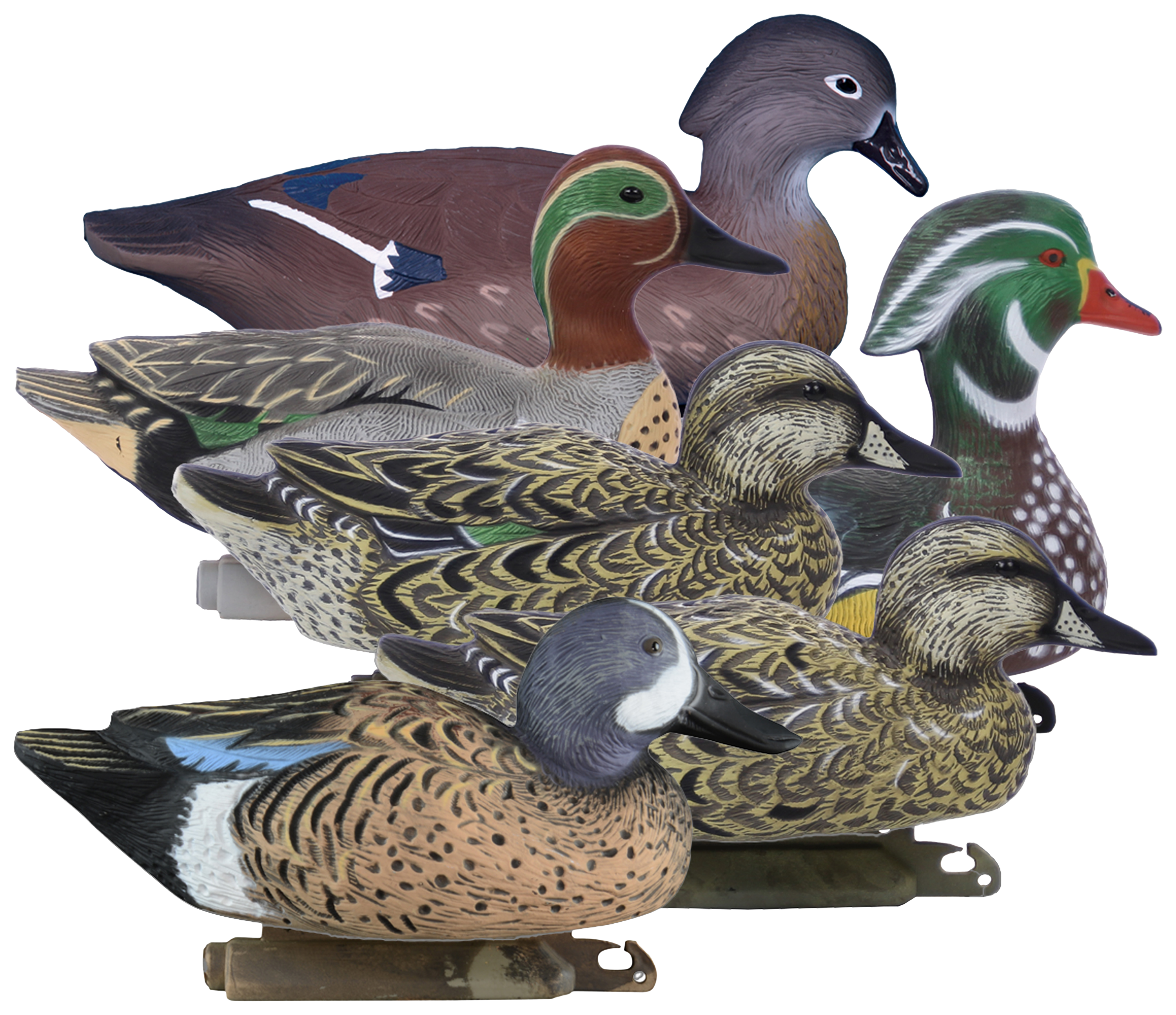 Higdon Foam-Filled Puddle Combo Duck Decoys – 6 Pack